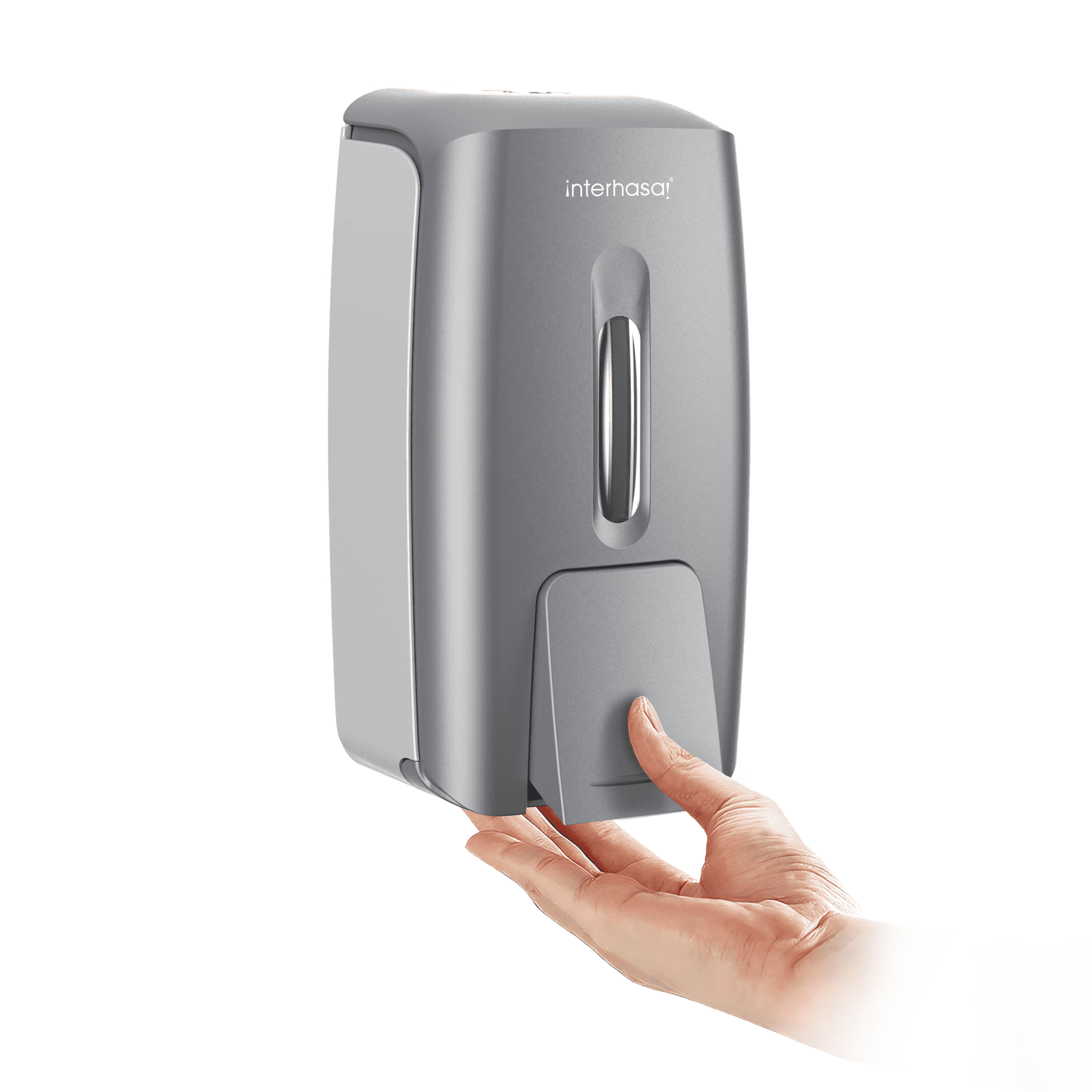 Interhasa! 27oz 800ml Wall-Mounted Commercial Liquid Soap & Lotion ...