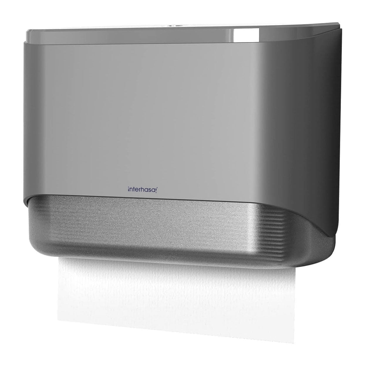 Interhasa Wall Mount Multifold Paper Towel Dispenser with Installation ...