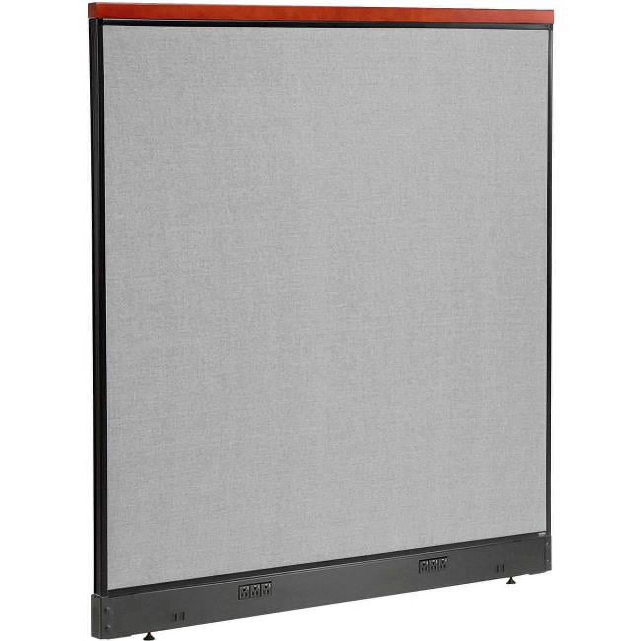 Interion Deluxe Electric Office Partition Panel, Gray - 60.25 x 65.5 in ...