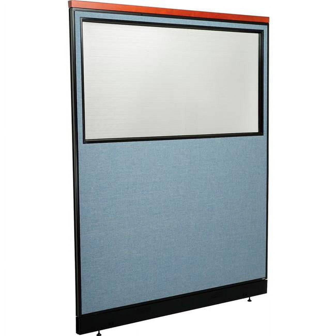 Interion Deluxe Office Partition Panel with Partial Window & Raceway ...