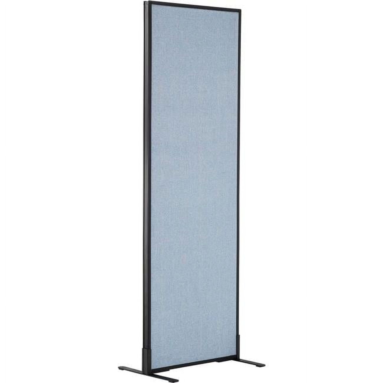 Interion Freestanding Office Partition Panel, Blue - 24.25 x 72 in ...
