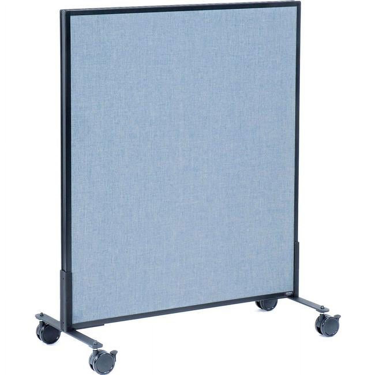 Interion Mobile Office Partition Panel, Blue - 36.25 x 45 in. - Walmart.com