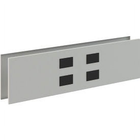 Interion Modular Partition Raceway Power Kit With Data For Desktop ...