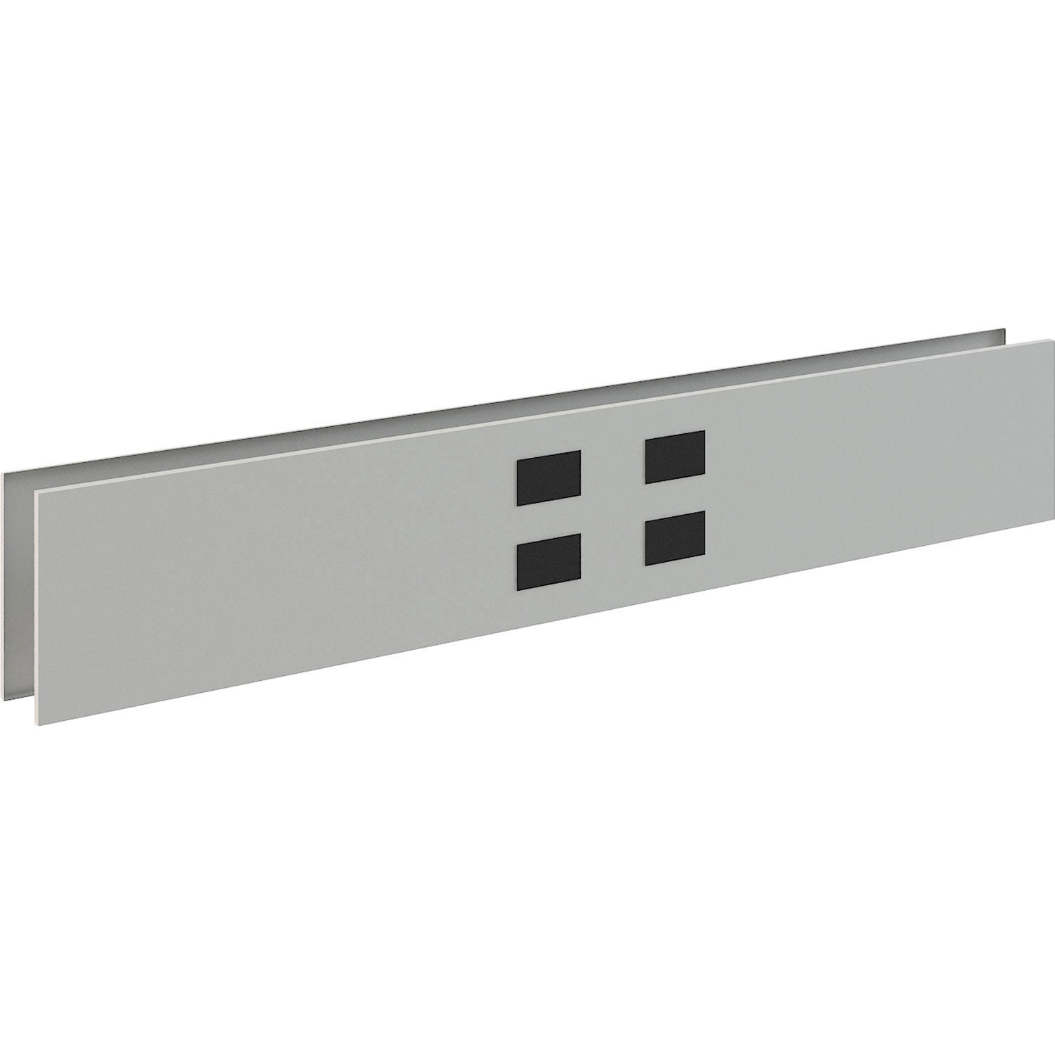 Interion Modular Partition Raceway Power Kit With Data For Desktop ...