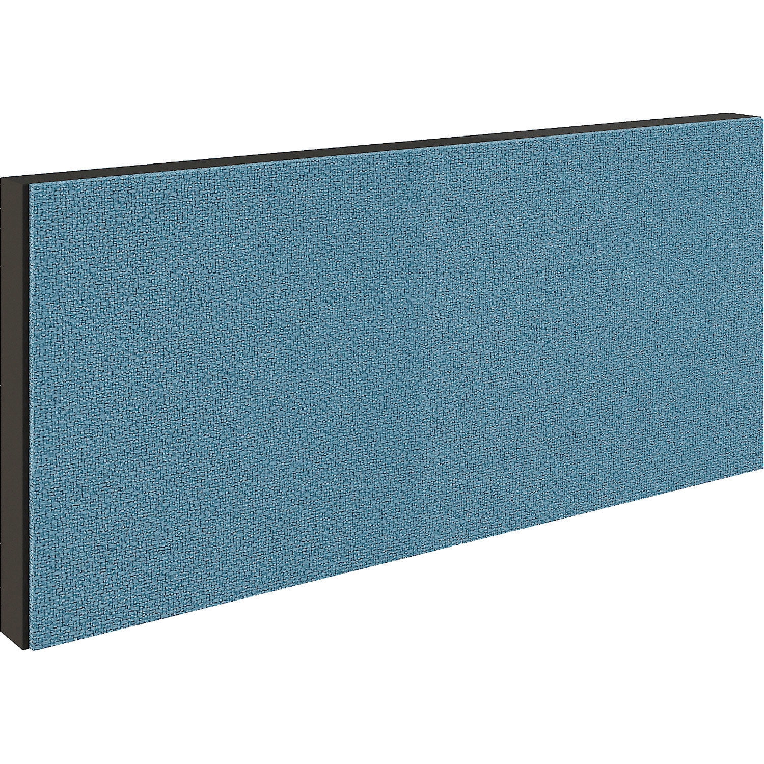 Modular Partition Stacking Panel with Fabric, 36"W x 16"H, Blue ...