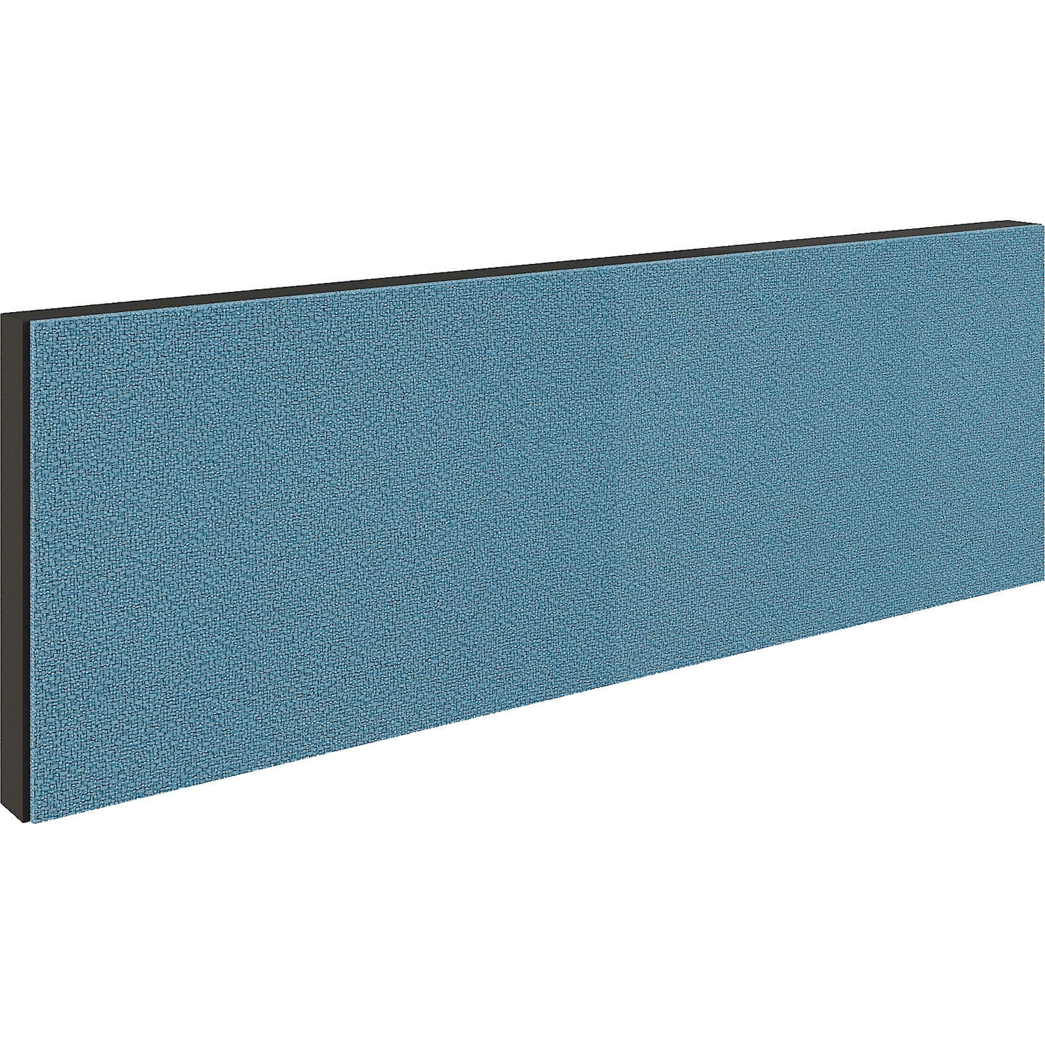 Modular Partition Stacking Panel with Fabric, 48"W x 16"H, Blue ...
