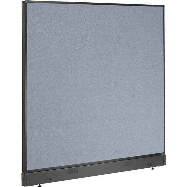 Interion Non-Electric Office Partition Panel with Raceway, Blue - 60.25 ...