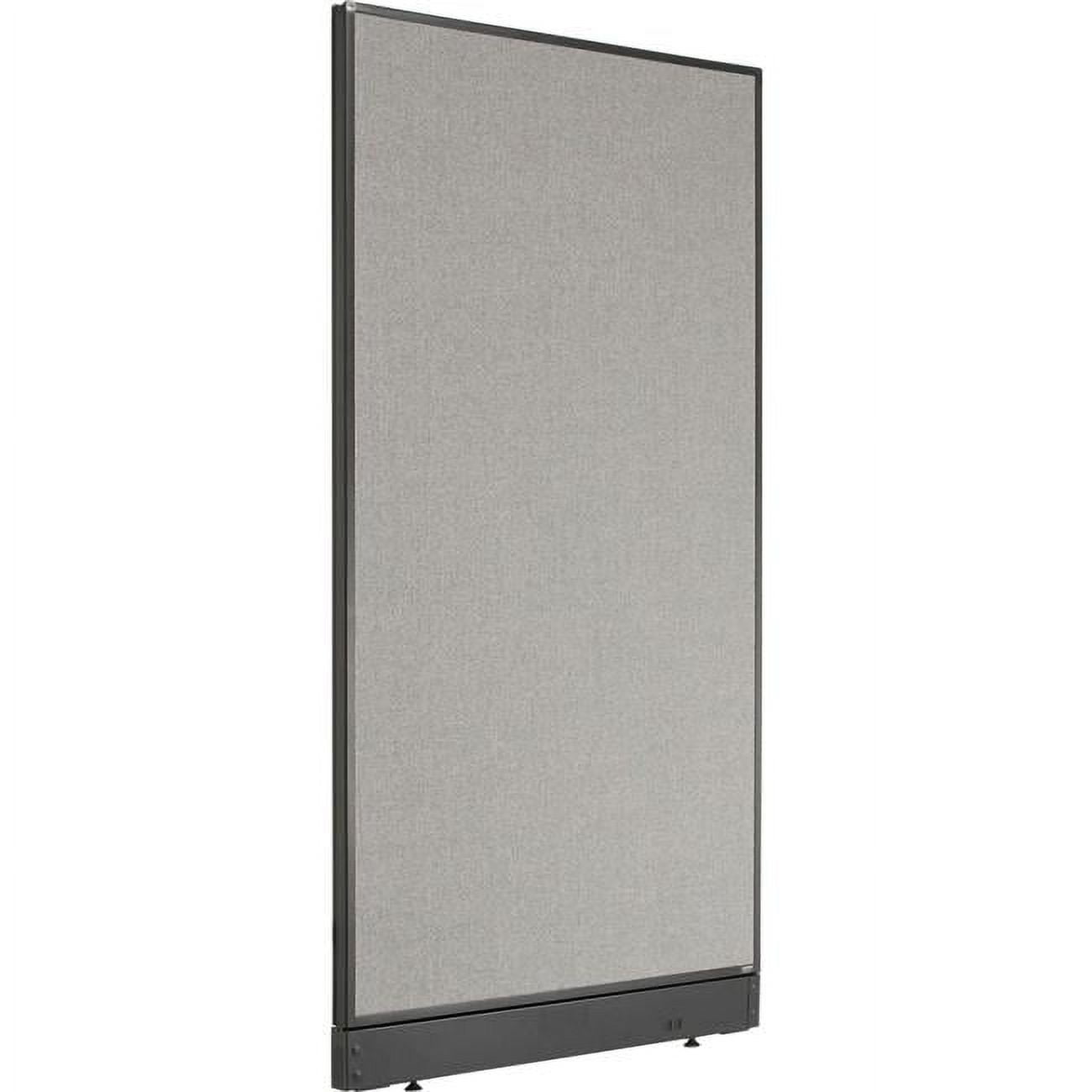Interion Non-Electric Office Partition Panel with Raceway, Gray - 36.25 ...