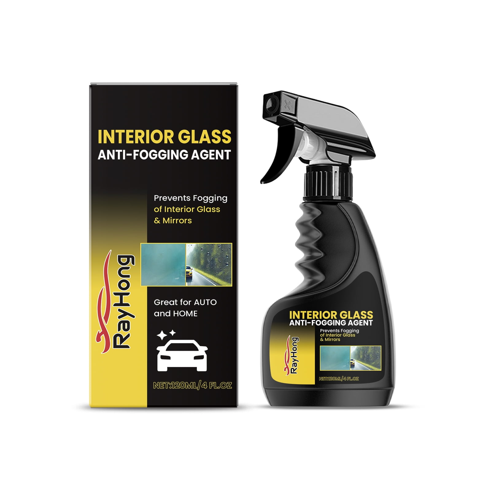 Interior Agent Car Glass Anti-Fog Window Windshield Cleaning Spray ...