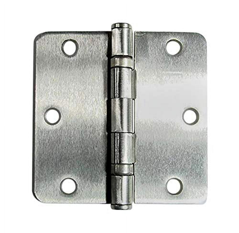 Interior Ball Bearing Satin Nickel Door Hinges 3.5 Inch with 1/4 Inch ...