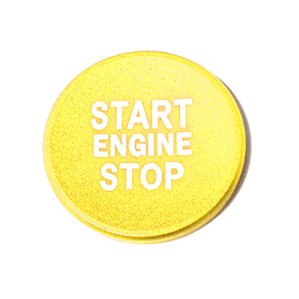 Interior Button Switch Sequins Sticker Stylish Engine Start Stop Push ...