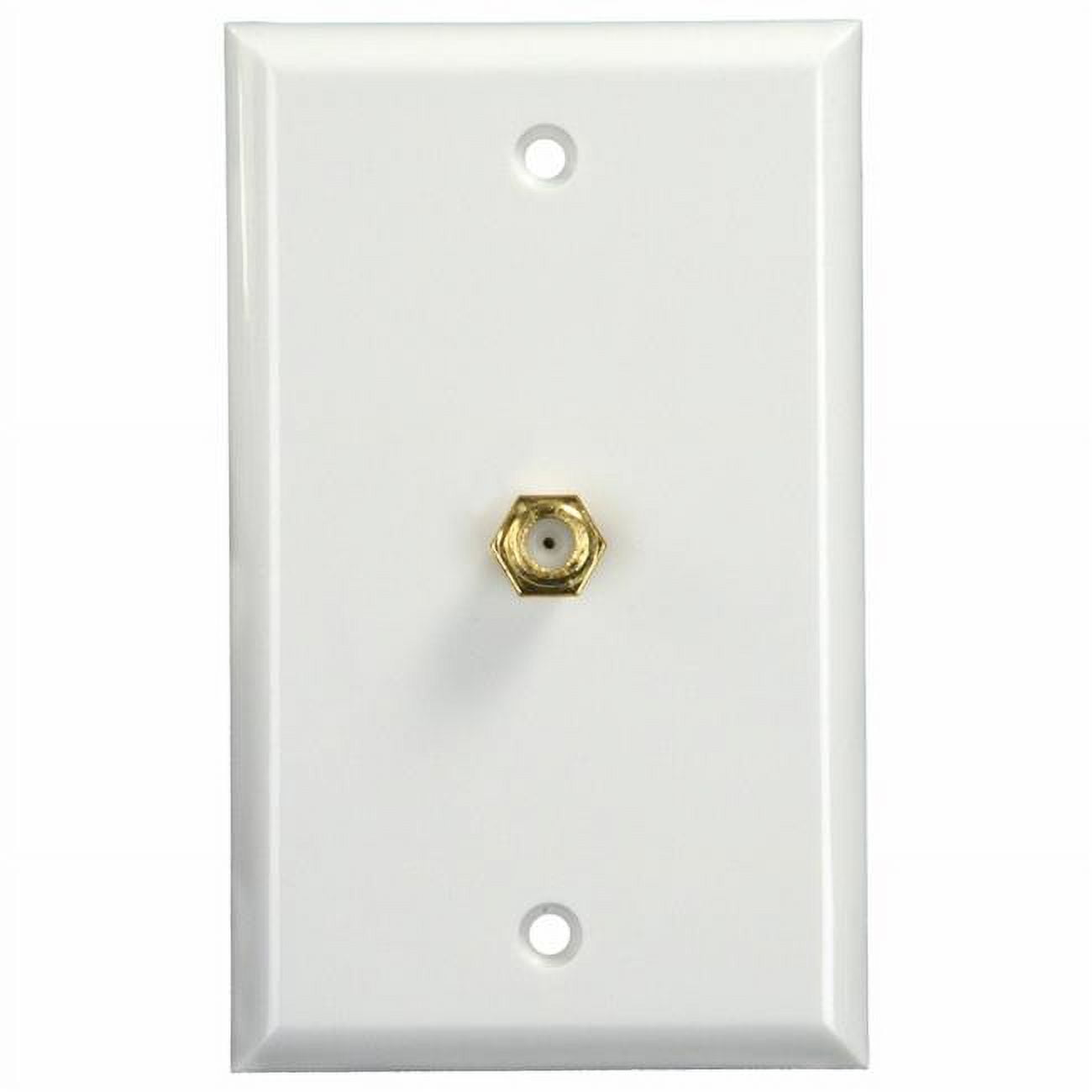 Interior Cable TV Plate, Polar White - Walmart.com