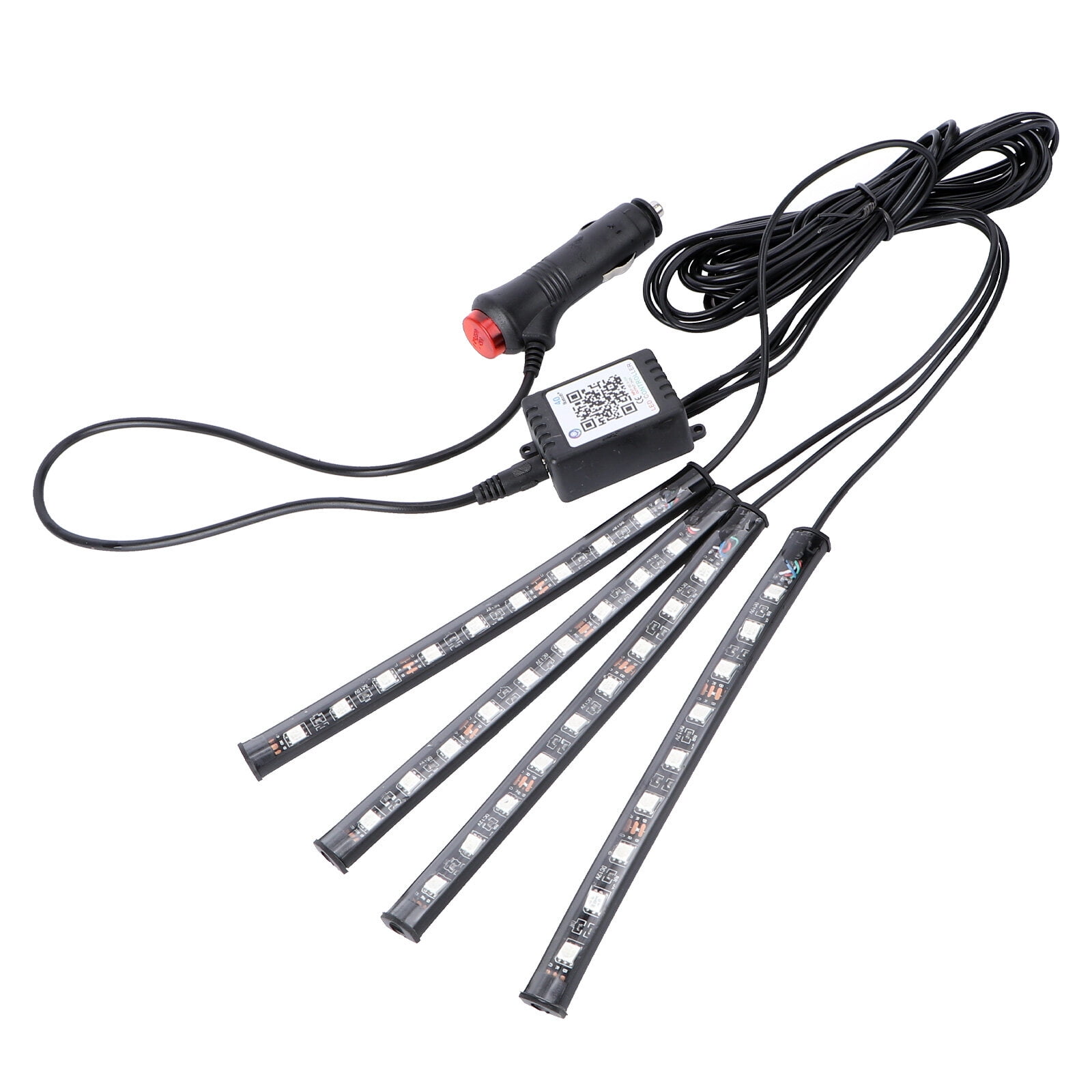 Interior Car Lights Lighting Automotive Bars Flexible LED Strip Sound ...