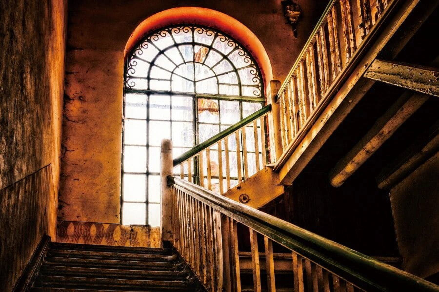 Interior Church Stairs Stairs Windowsill Portrait Room Decoration ...