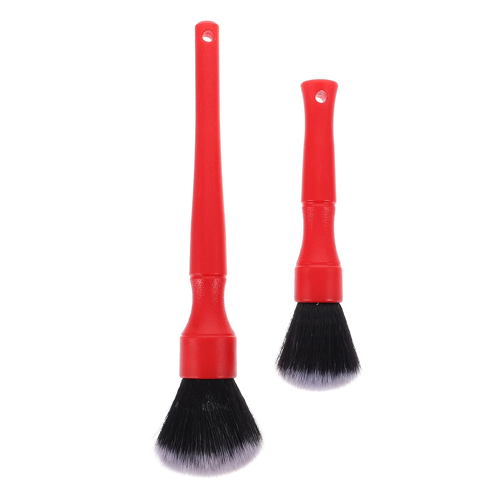 NIAIZEK Red ABS Handle Car Interior Detailing Brush Set for Vent ...