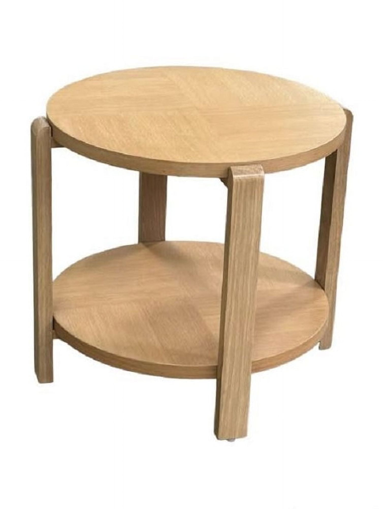 Interior Define Devon Side Table Natural Oak 22"diam. x 19.25"h. -DEV.TBL.SIDE.NAT-OAK - Walmart.com