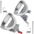 Interior Door Handle Pair Compatible with Dodge Nitro 2007 2008 2009 ...
