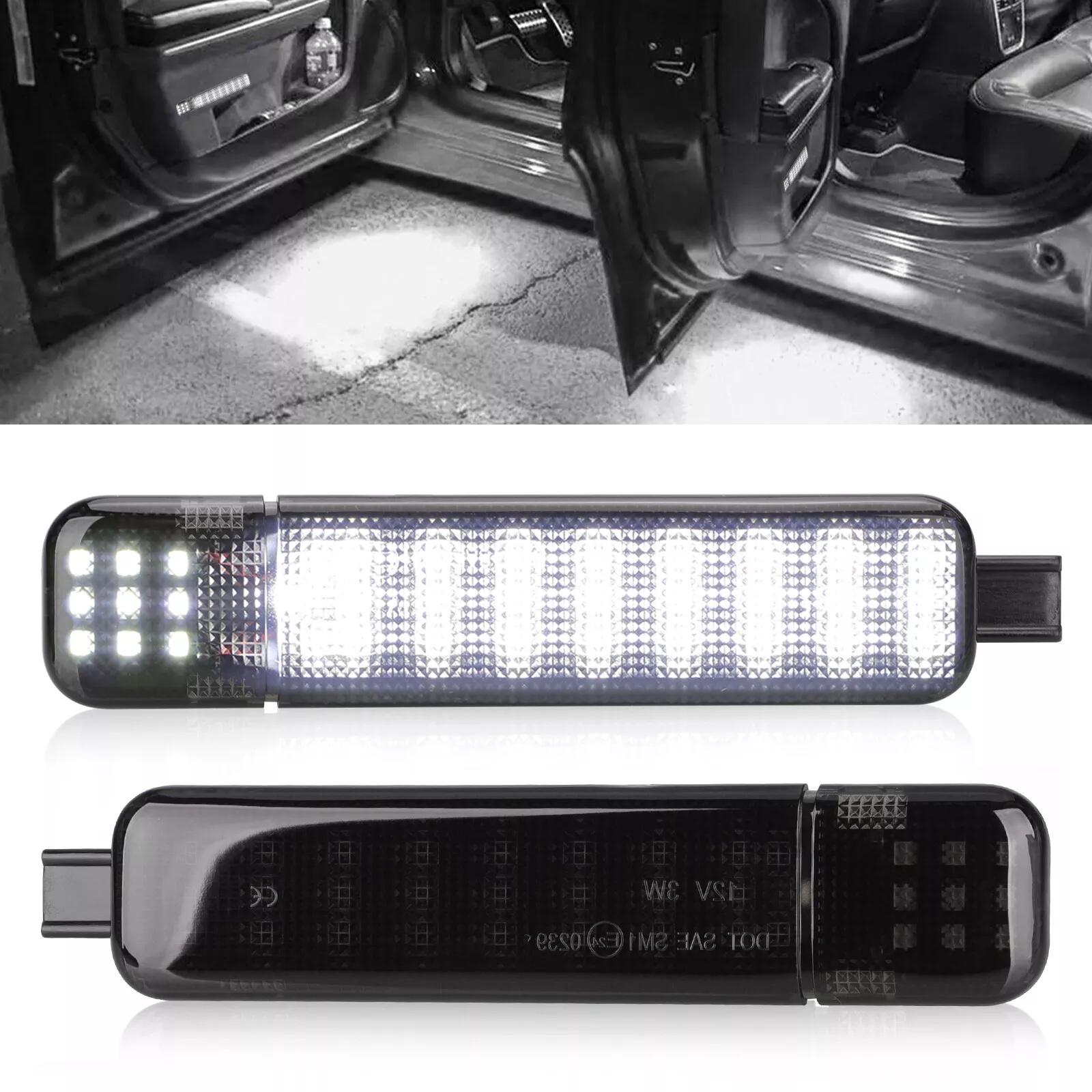 Interior Door Panel Light LED Courtesy Lamps For Hummer H2 GMC Chevy ...