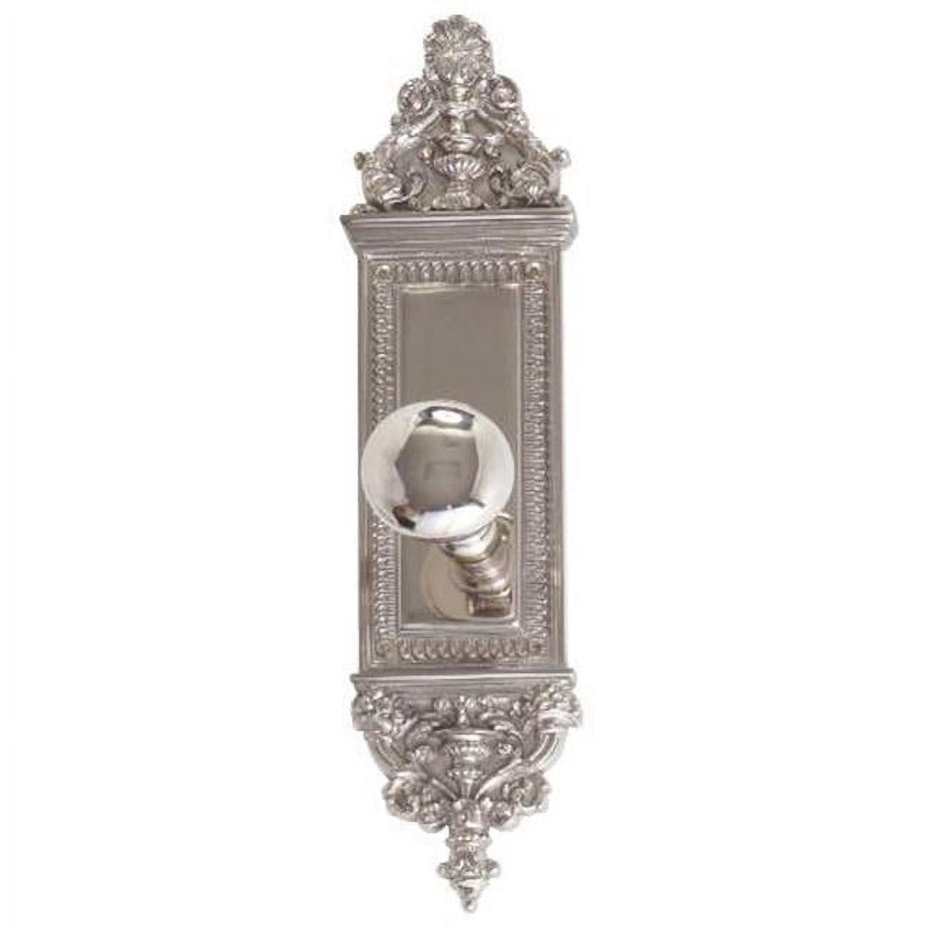 Interior Door Plate Passage Set, 2.75 in. Backset - Highlighted Brass ...