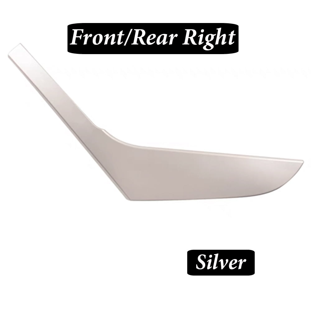 Interior Door Pull Handle Armrest Cover Panel Trim Black Silver Carbon ...