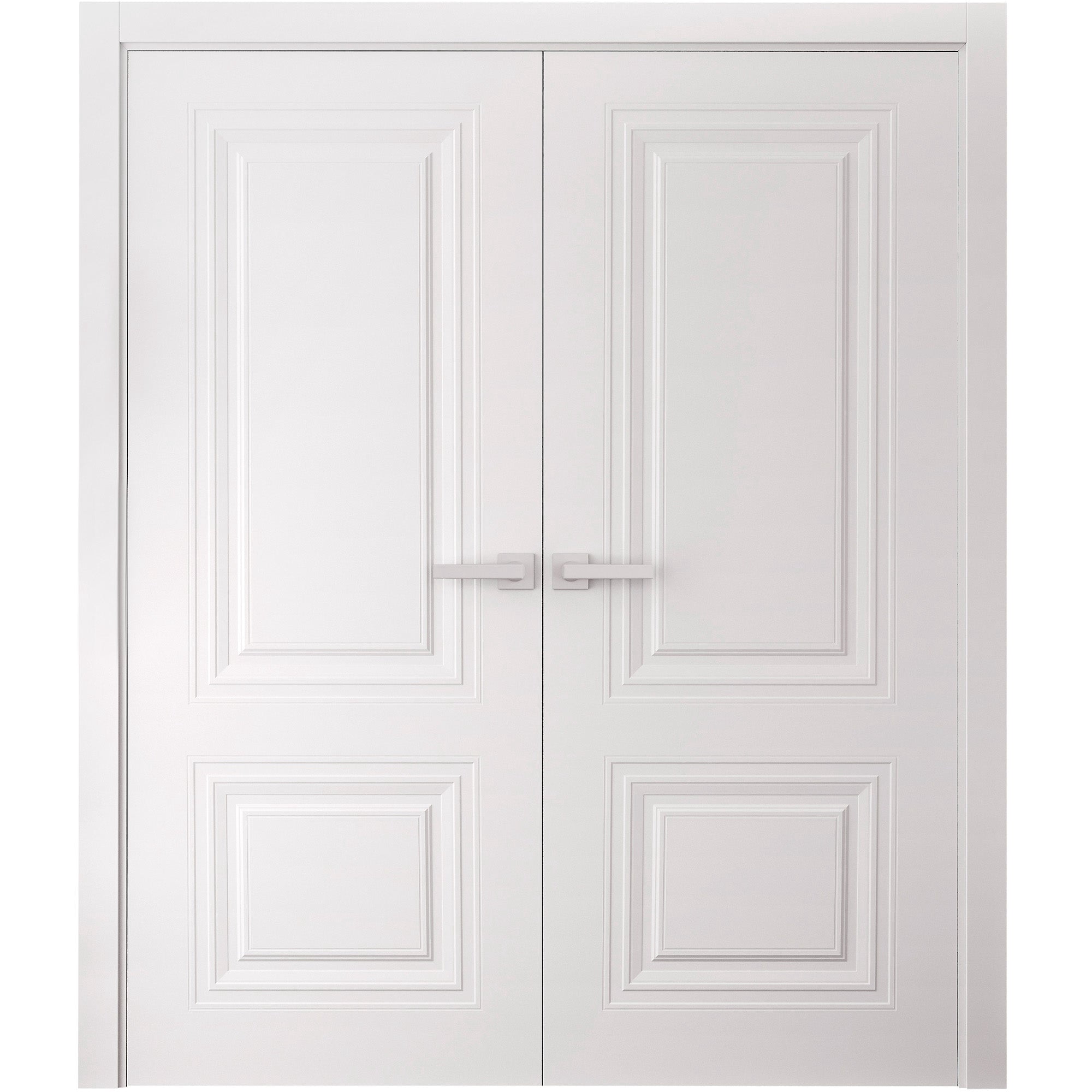 Interior Double Doors 64 x 80 inches | SELECT 2779 White | Wood ...