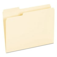 Universal File Folders, 1/3 Cut First Position, One-Ply Top Tab, Letter ...