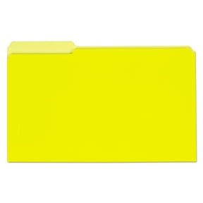 Universal UNV10524 1/3 Cut Tabs Legal Size Assorted Deluxe Colored Top ...