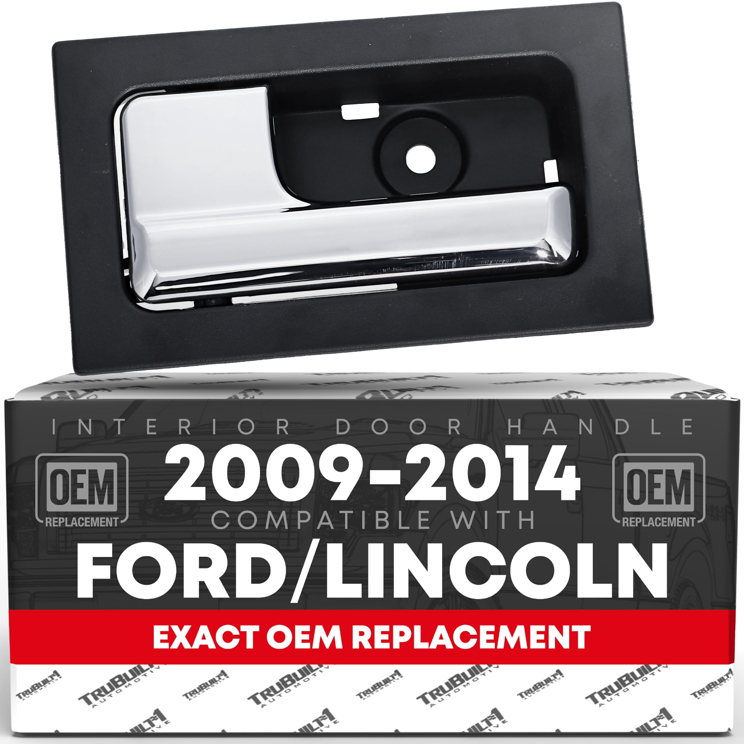 Interior Front & Rear Driver Door Handle - Compatible with 2009-2014 ...