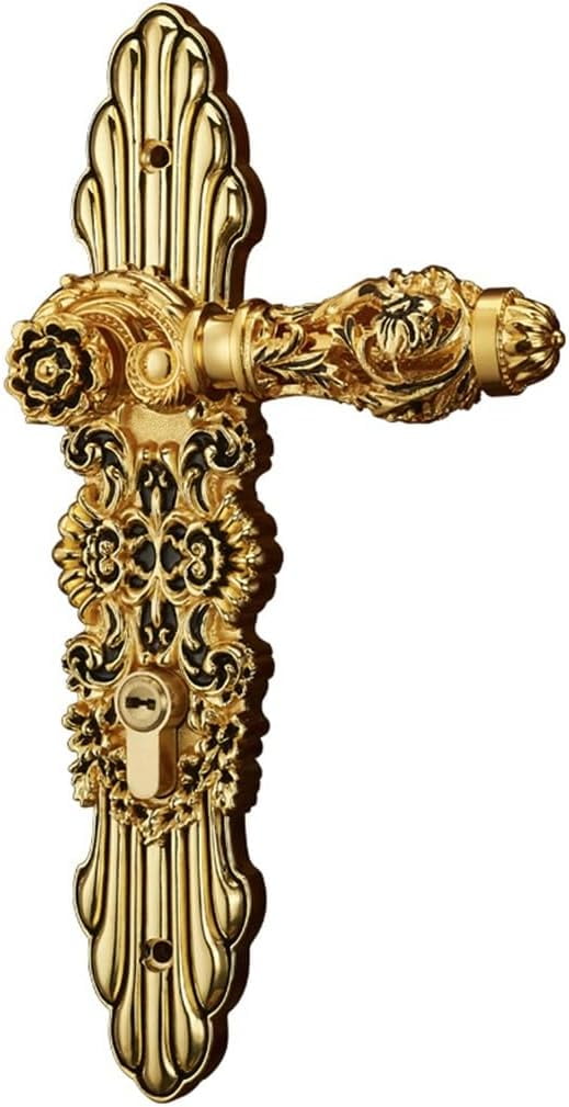 Interior Gold Door Locks Room Locks Villa Handle Locks Wooden Door ...