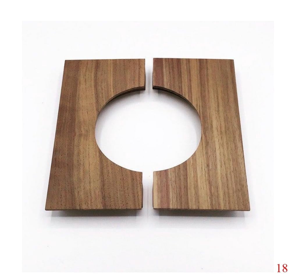 Interior HUT 3 Natural Teak Wooden Handle Solid Teak Wood for Wardrobe ...