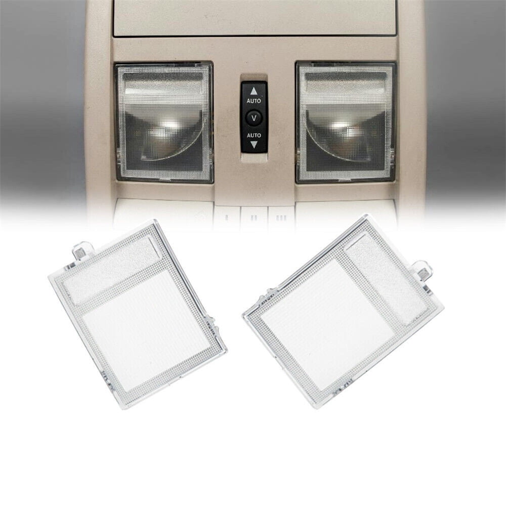 Interior L+R Clear Overhead Dome Light Cover For 05-20 Jeep Dodge Chrysler Chall - Walmart.com