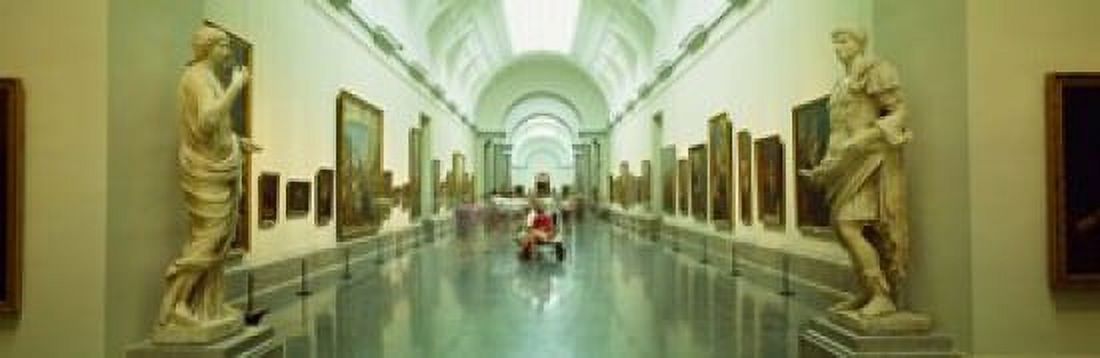 Interior Of Prado Museum, Madrid, Spain Poster Print (18 x 6) - Walmart.com