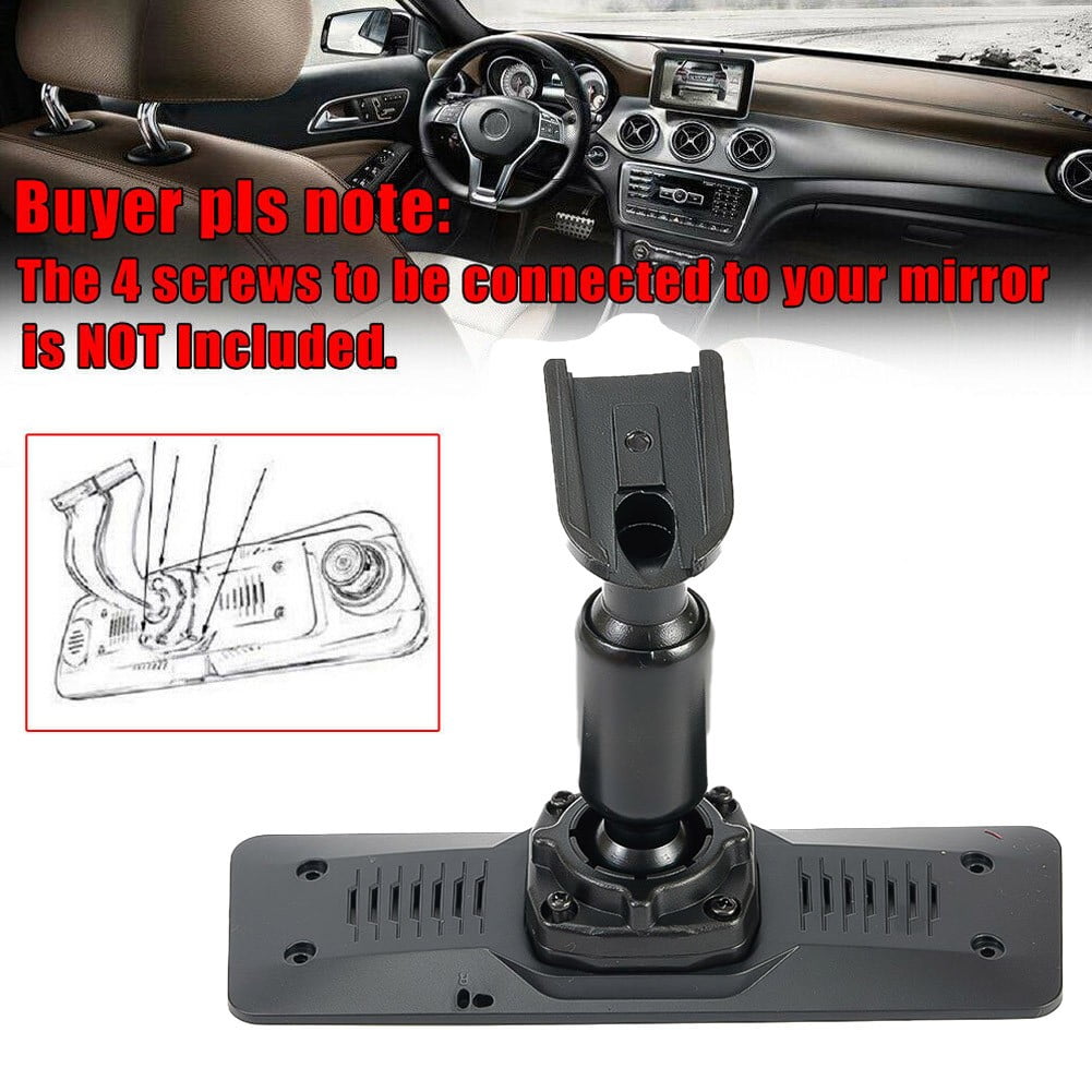 Interior Rear View Mirror Back Plate Panel +Bracket For Car DVR Instead ...