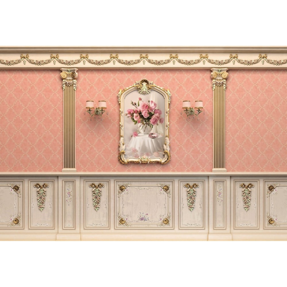 Interior Retro Wall Photography Background Vintage Castle Wedding Baby ...