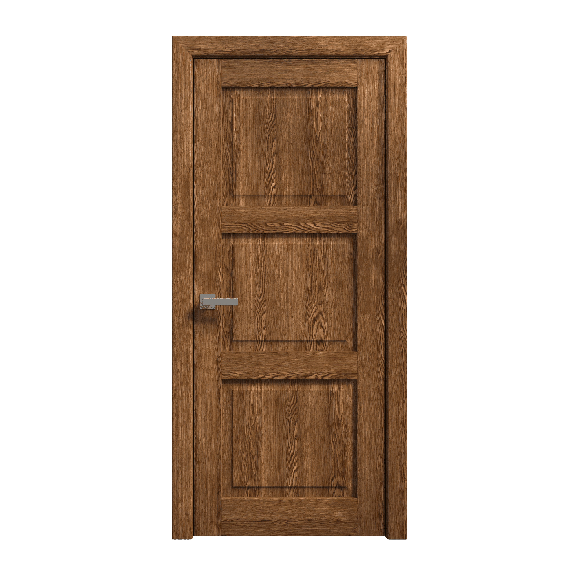 Interior Solid French Door 24 x 80 inches | Ego 5010 Cognac Oak ...