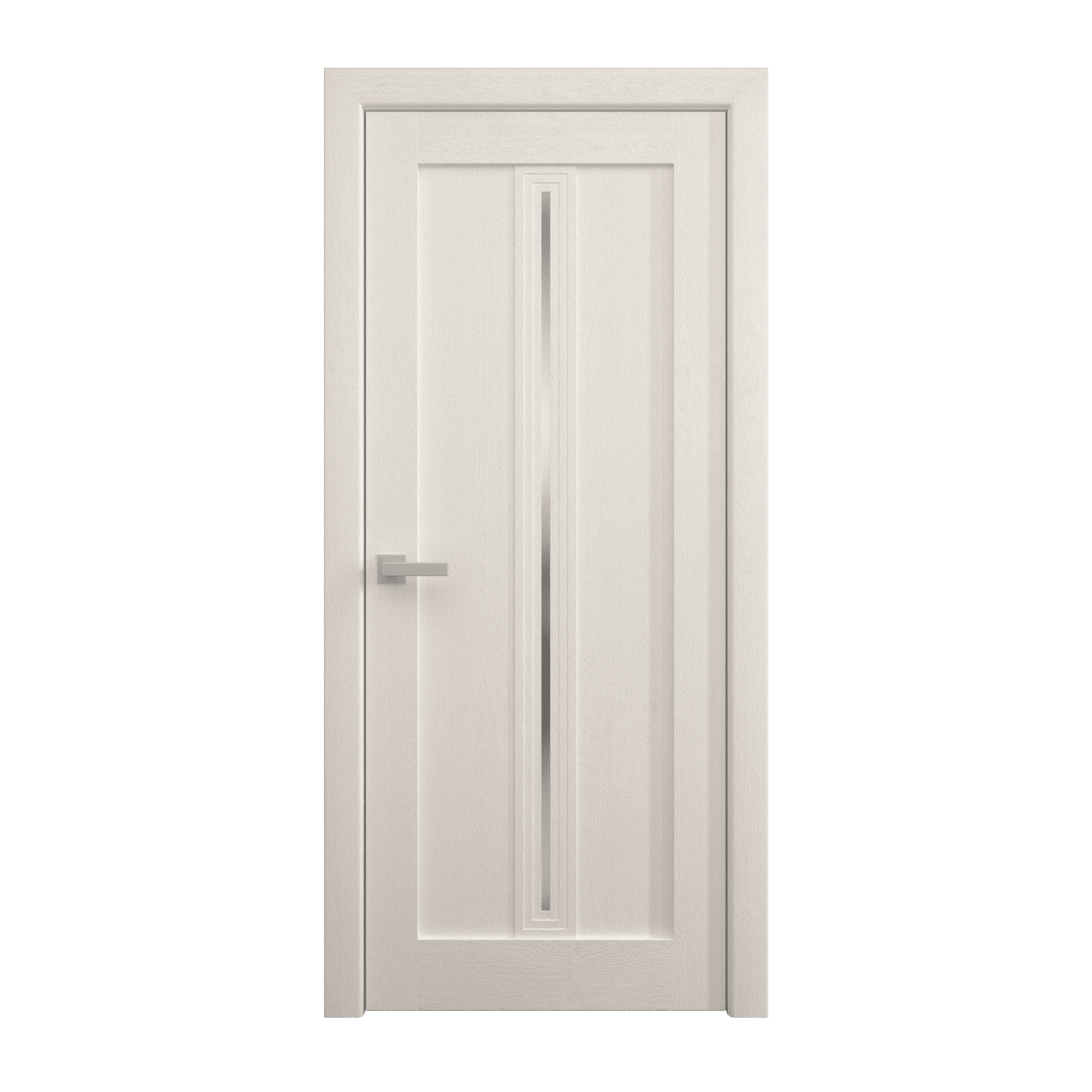 Interior Solid French Door 24 x 84 inches | Ego 5014 Painted White Oak ...