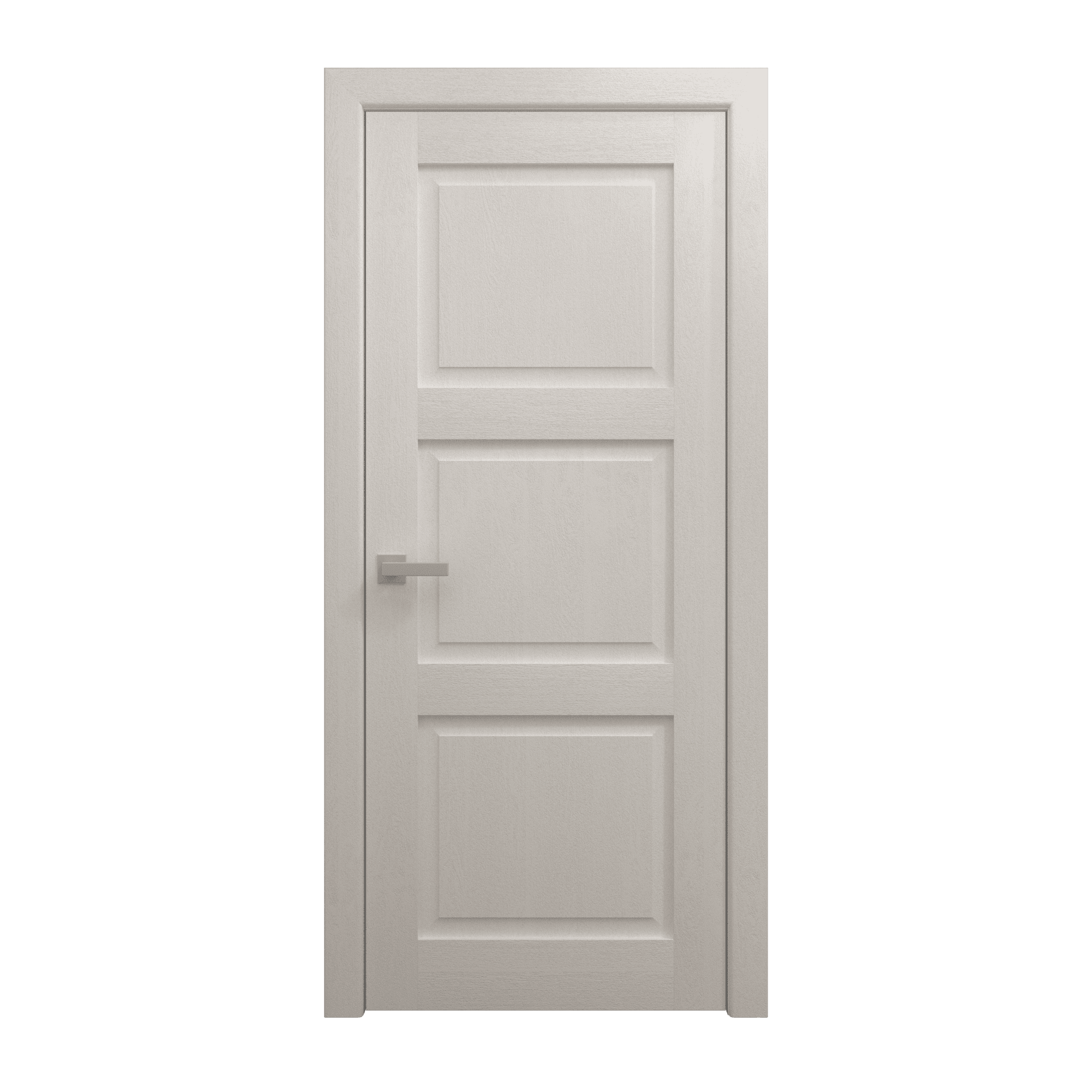 Interior Solid French Door 30 x 80 inches | Ego 5010 Painted White Oak ...