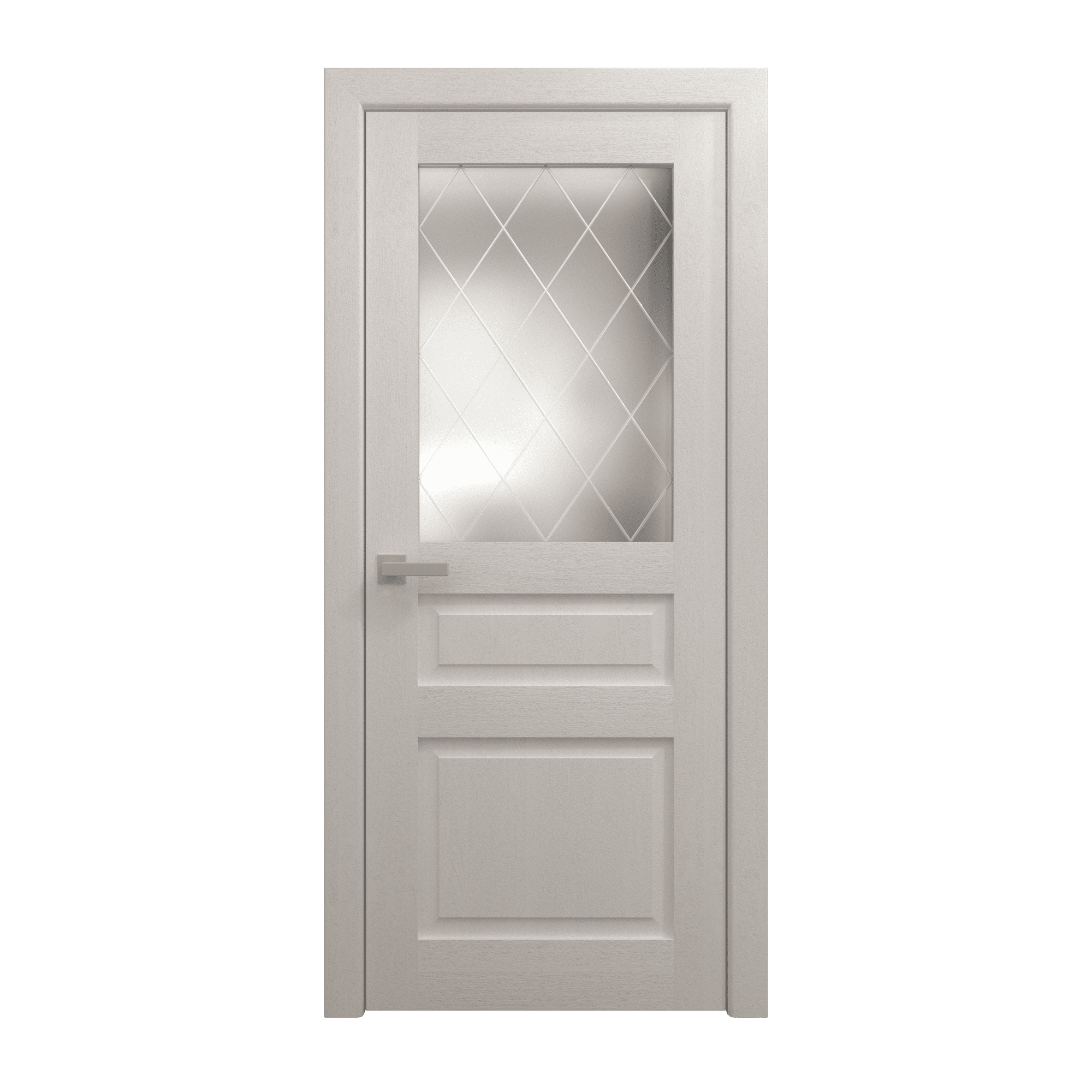 Interior Solid French Door 32 x 84 inches | Ego 5011 Painted White Oak ...