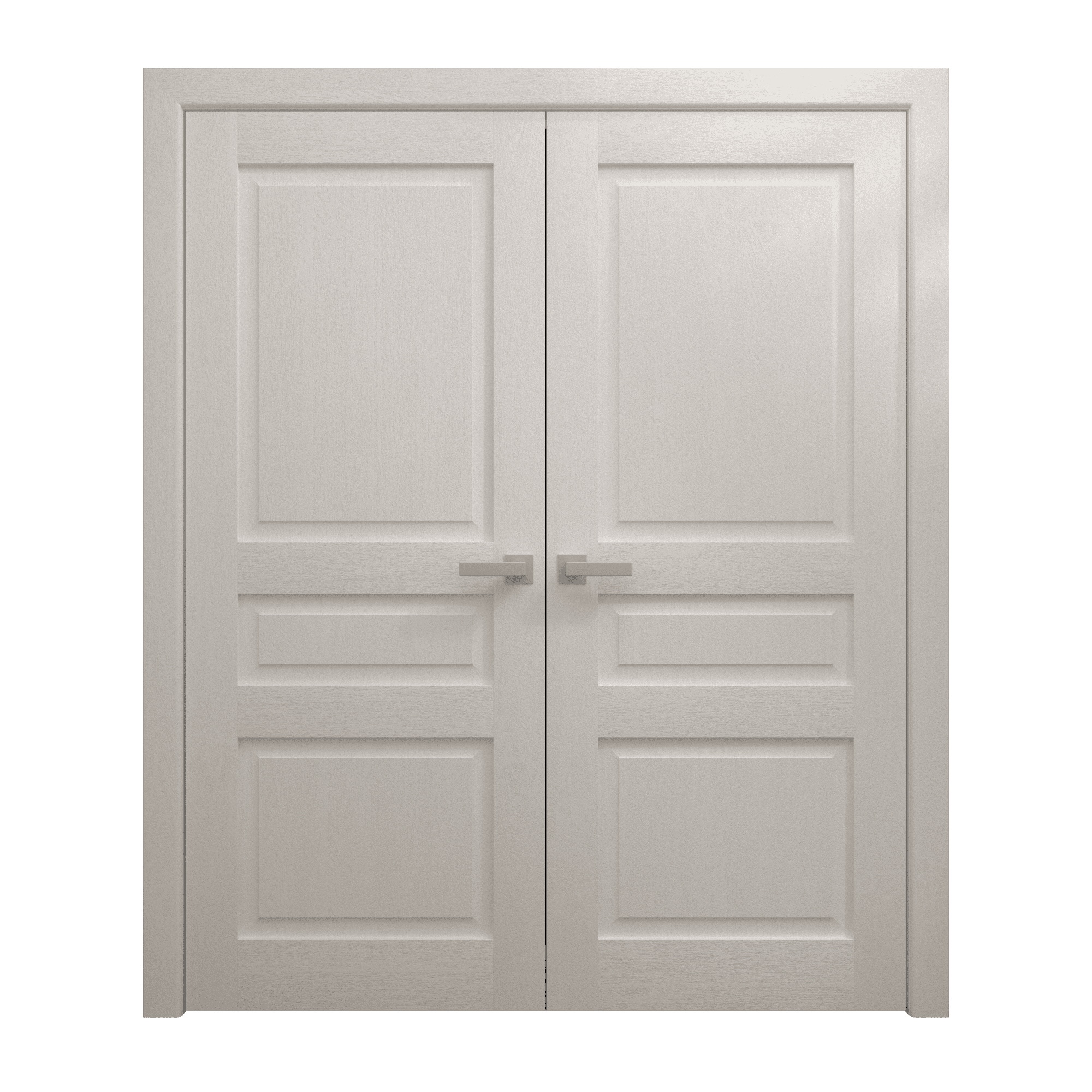 Interior Solid French Double Doors 36 x 80 inches | Ego 5012 Painted ...