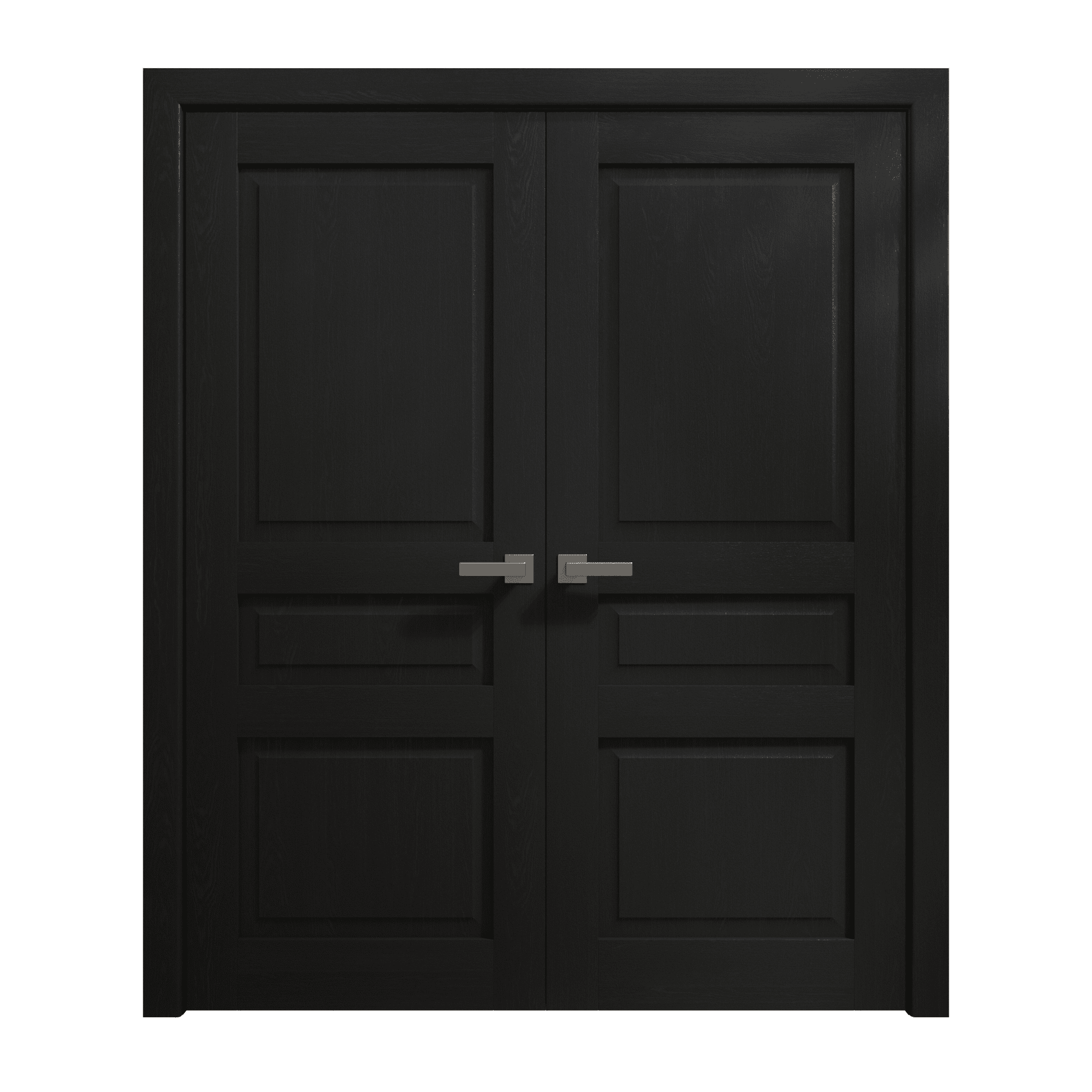 Interior Solid French Double Doors 48 x 80 inches | Ego 5012 Painted ...