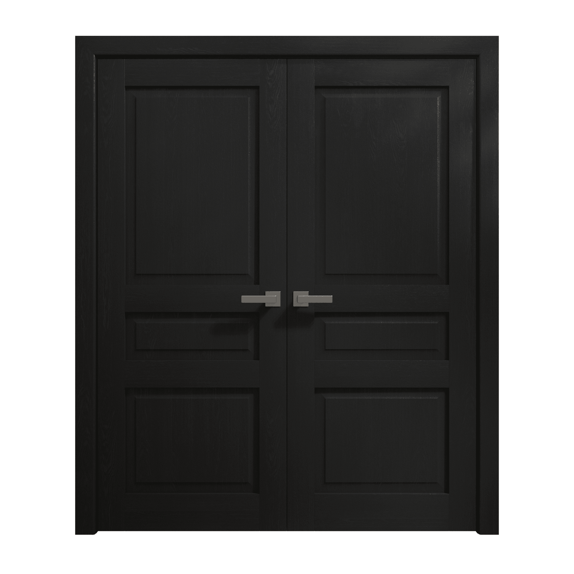 Interior Solid French Double Doors 48 x 80 inches | Ego 5012 Painted ...