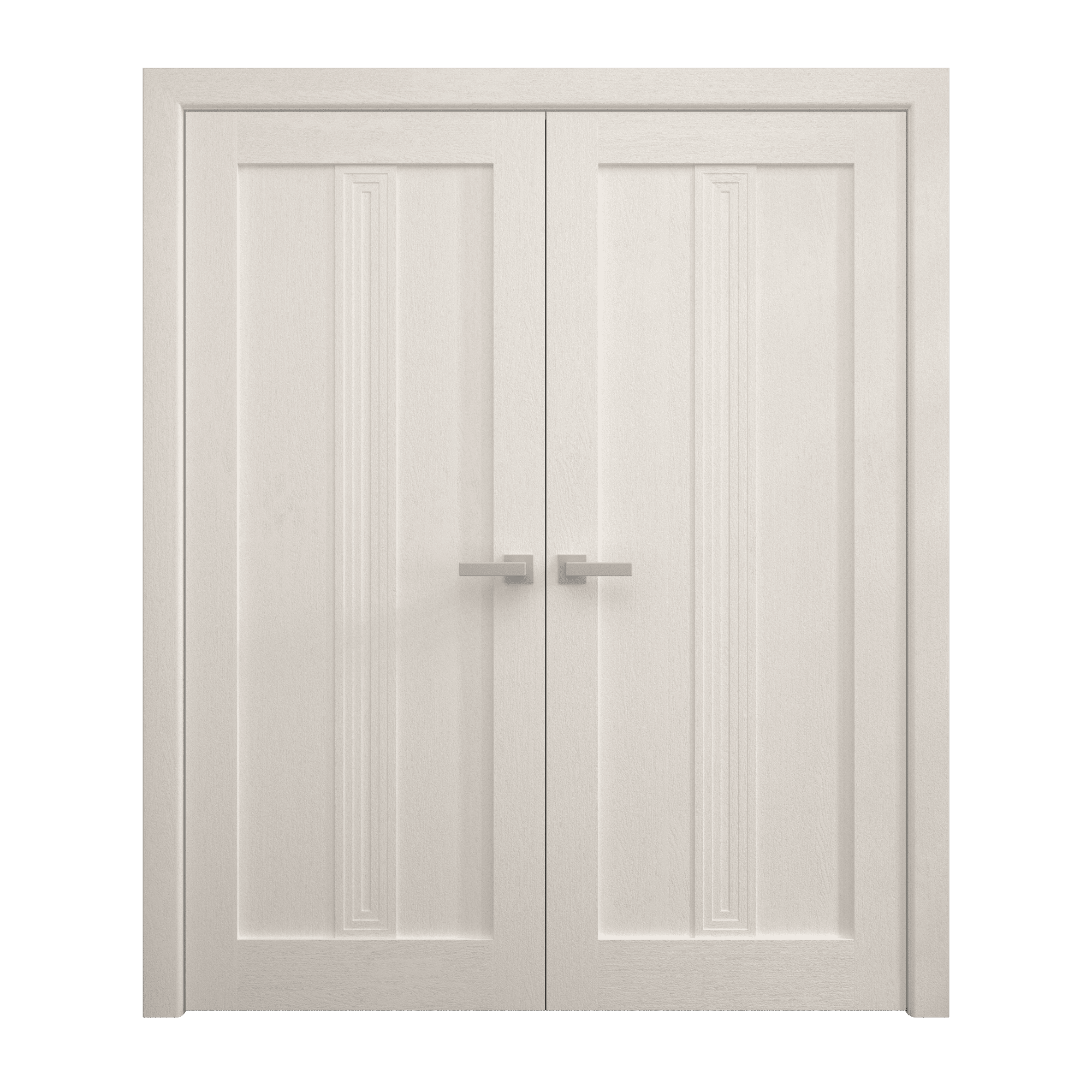 Interior Solid French Double Doors 64 x 96 inches | Ego 5006 Painted ...