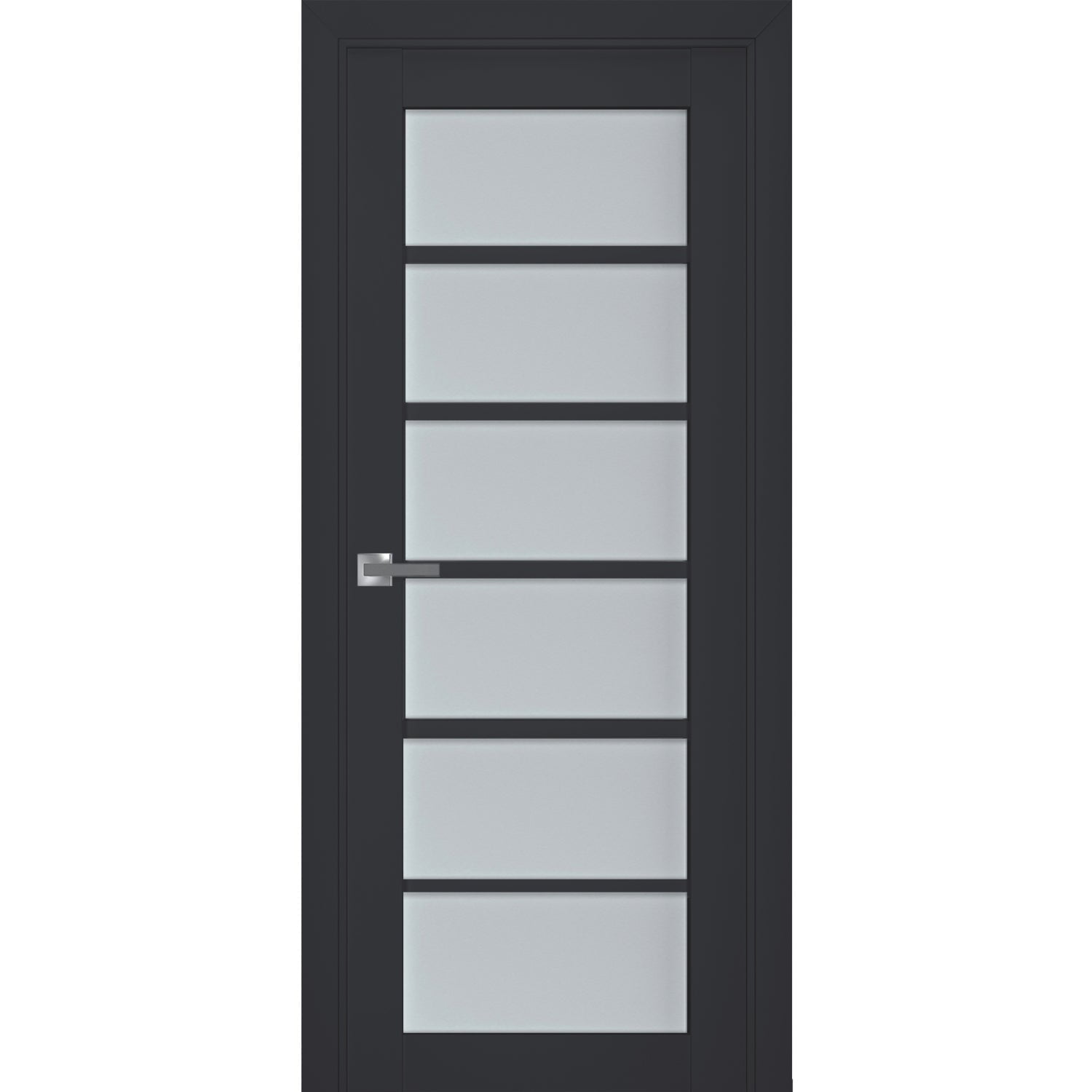 Interior Solid French Pre Hung Door Frosted Glass Veregio 7602 6702