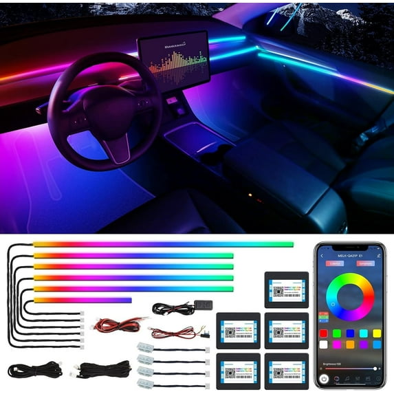 Interior Strip Light with APP, Dreamcolor 10 in 1 with 175 600 LEDs ...