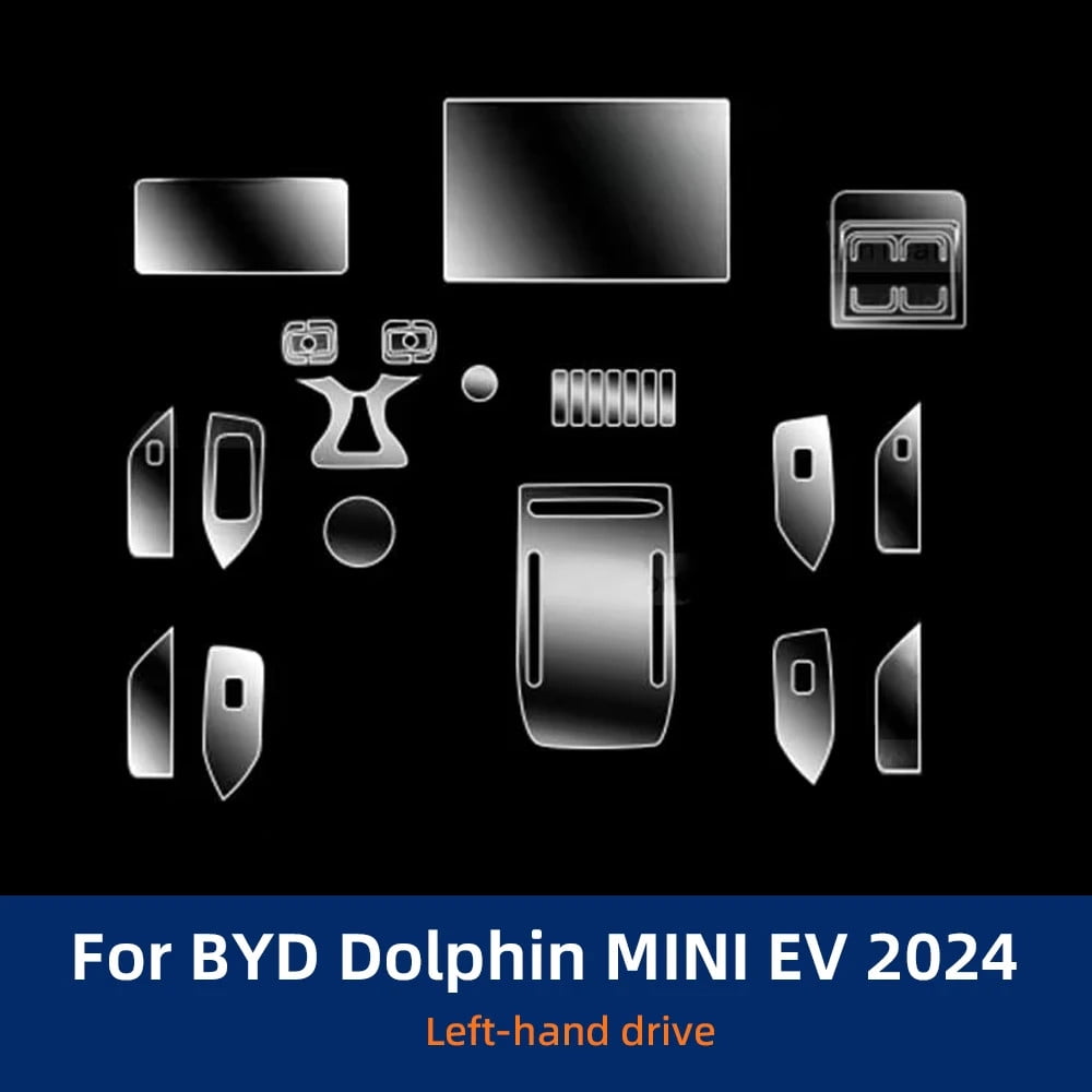 Interior TPU for BYD Dolphin MINI EV Seagull 2024 Protective Film Cover ...
