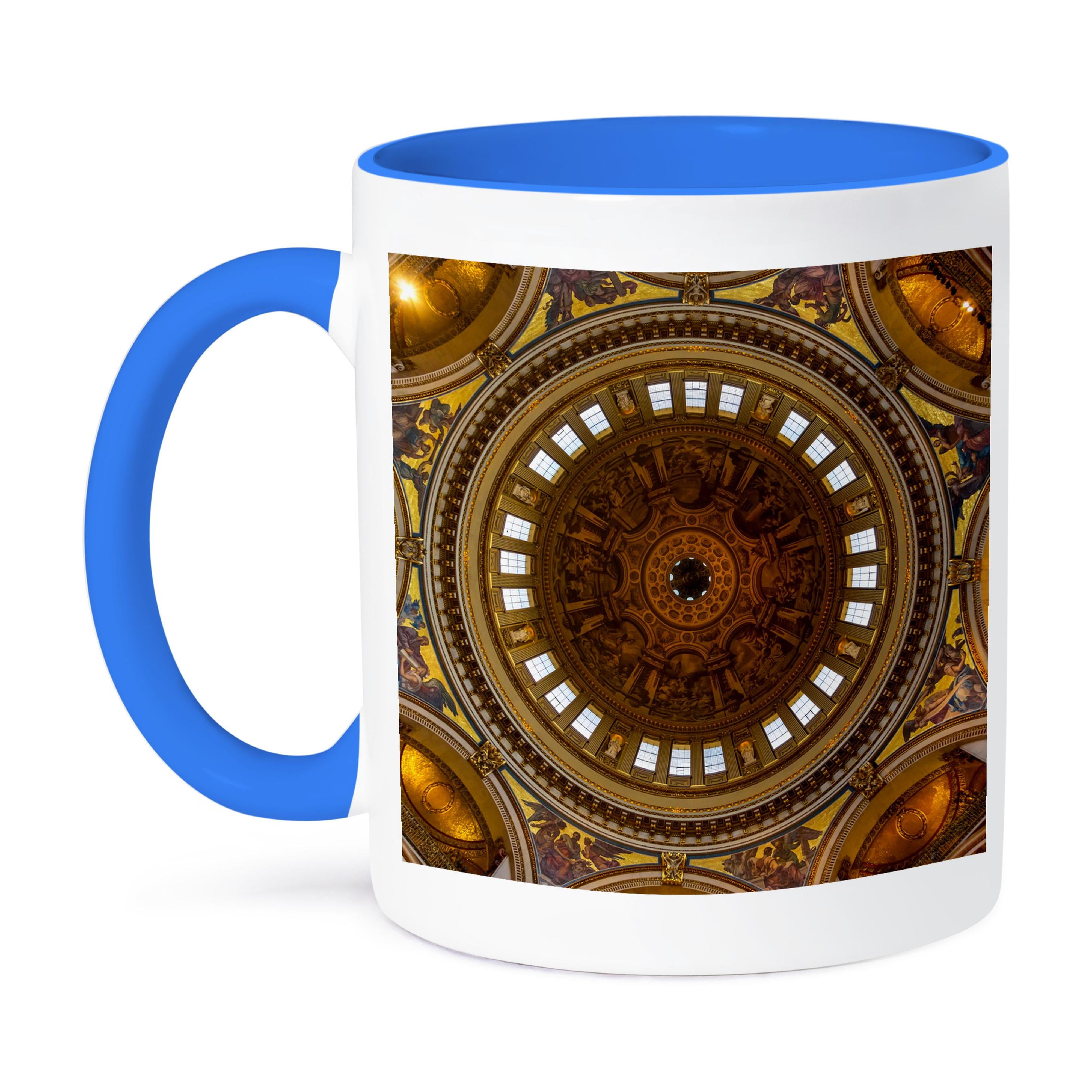 Interior View Of Dome Of St Pauls Cathedral, St Pauls, London, 15oz Two ...