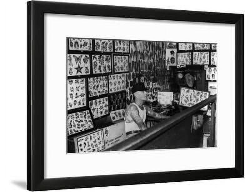 Interior View of Cap Coleman's Tattoo Parlor, 1936, Framed Art Print ...