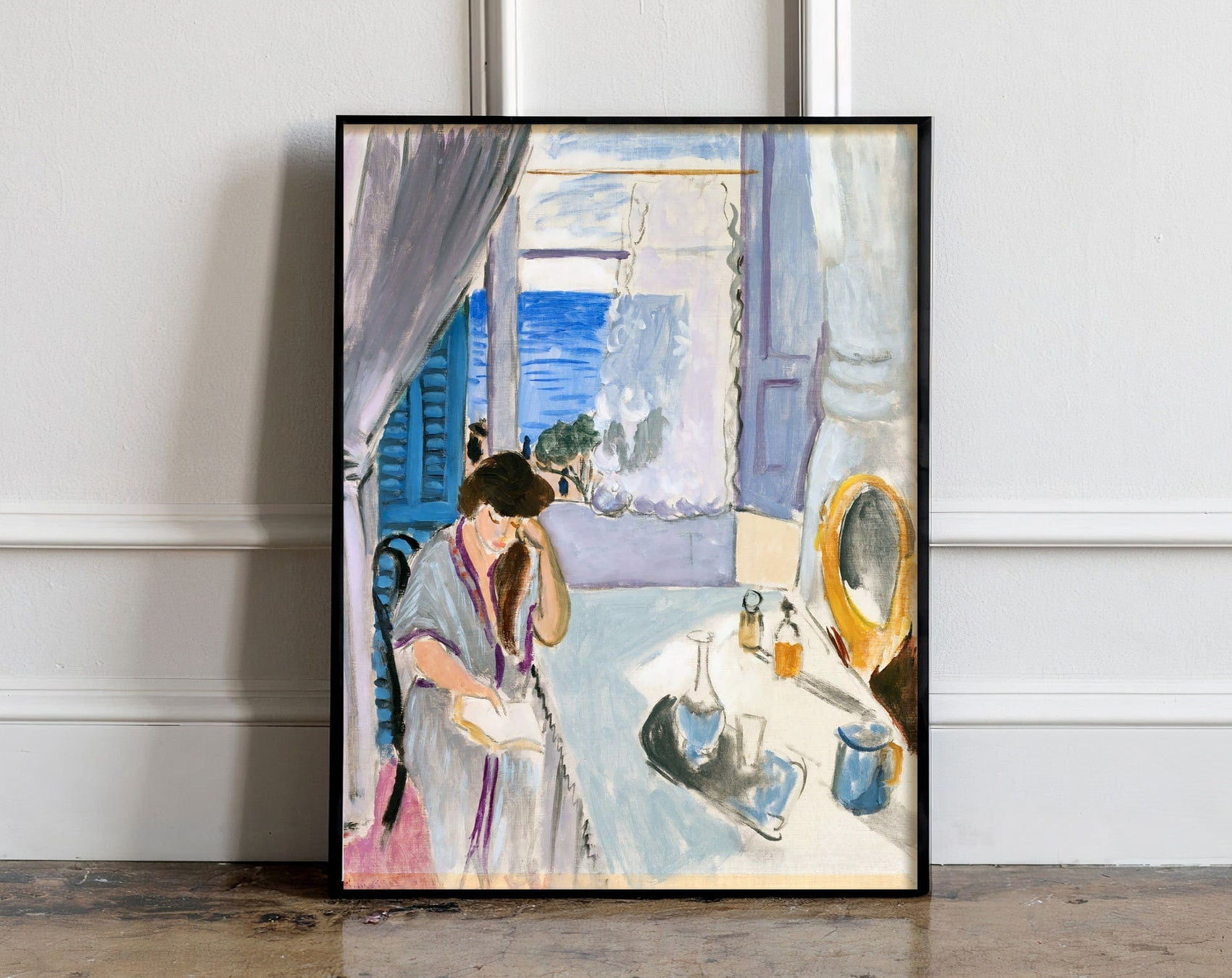 Interior at Nice (1921) by Henri Matisse Poster, Henri Matisse Wall art ...