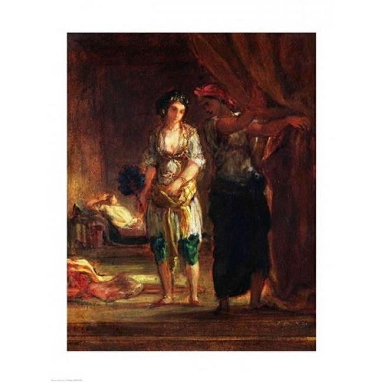 Interior of A Harem in Oran Poster Print by Eugene Delacroix - 24 x 36 ...