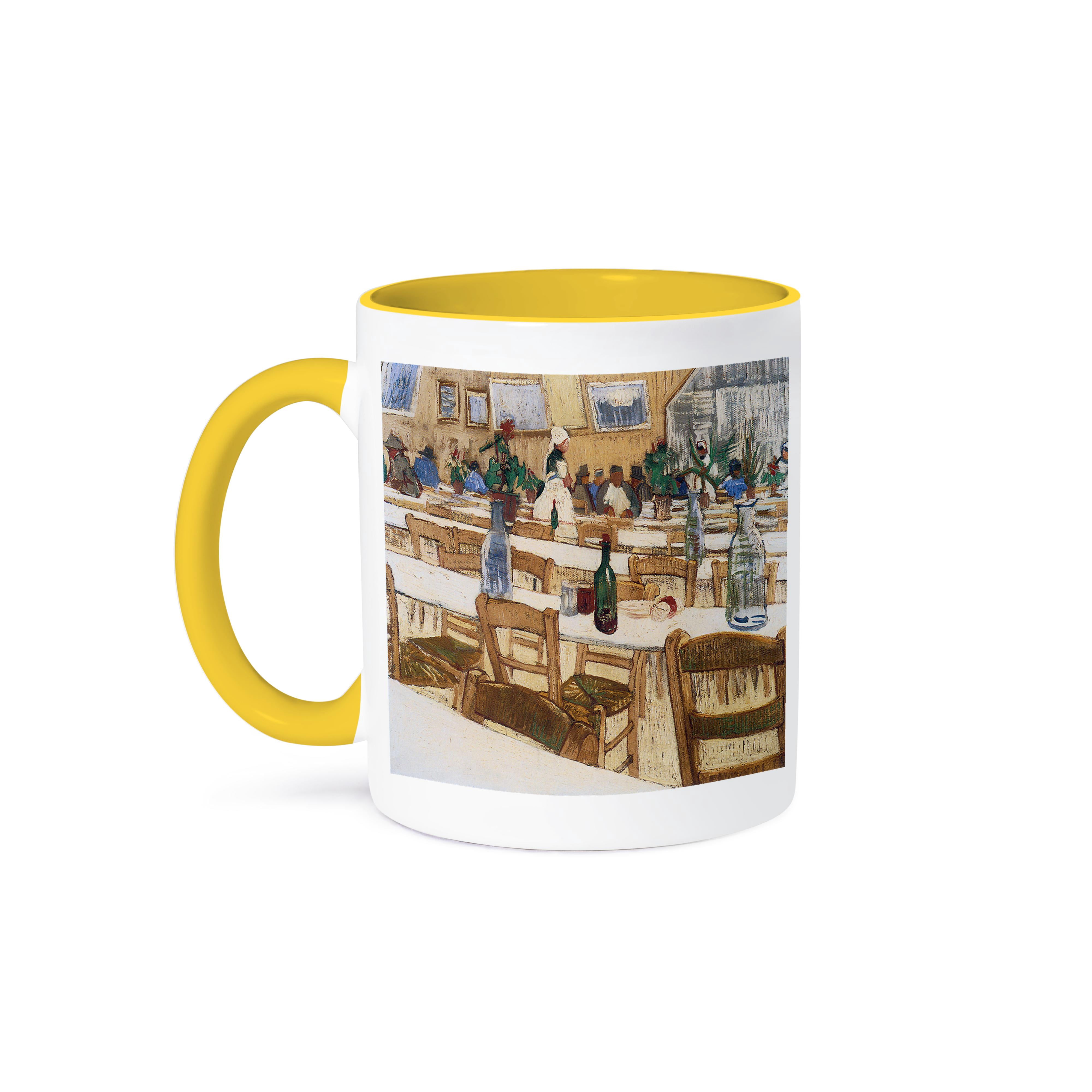 3dRose, Interior of a Restaurant by Vincent Van Gogh, 11oz Two-Tone ...
